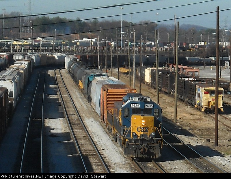 Tilford Yard-CSX 2435
